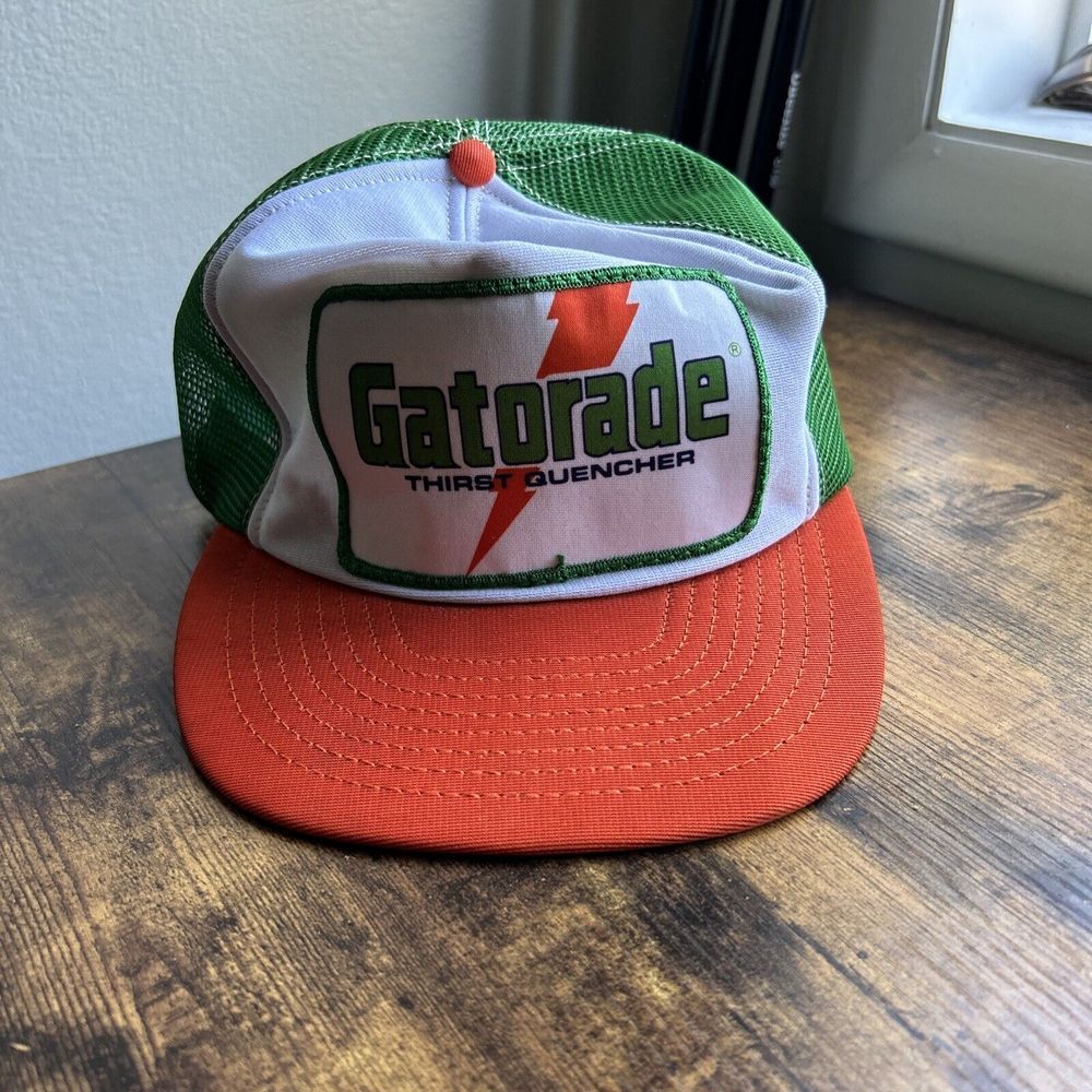 Vintage Gatorade Hat 80s Snapback Trucker Cap Thirst … - Gem